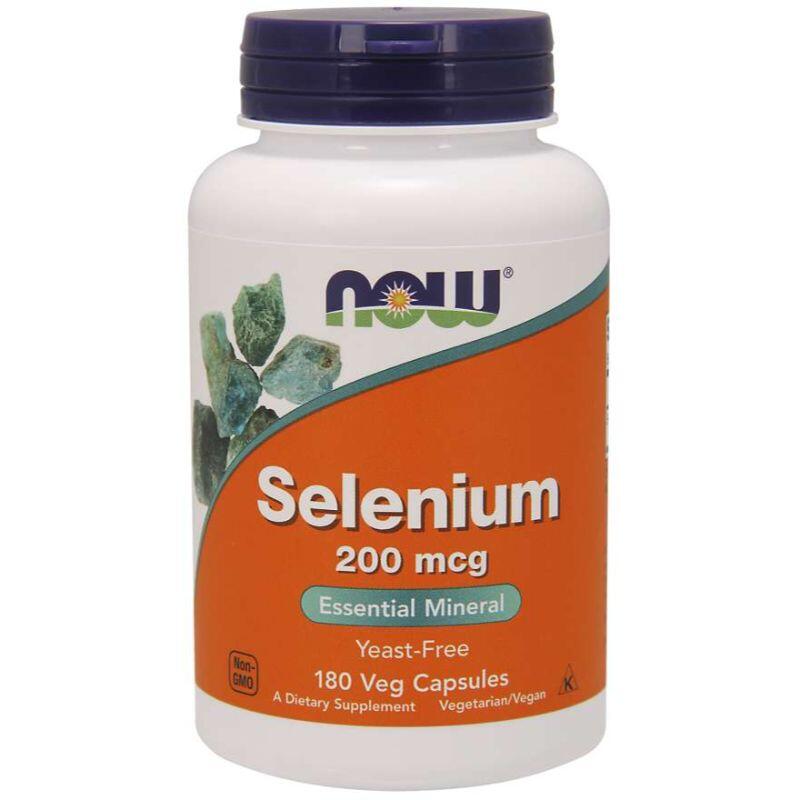 Selenium 200 mcg (180 Vcaps) - NOW Foods | Bardolino.nl
