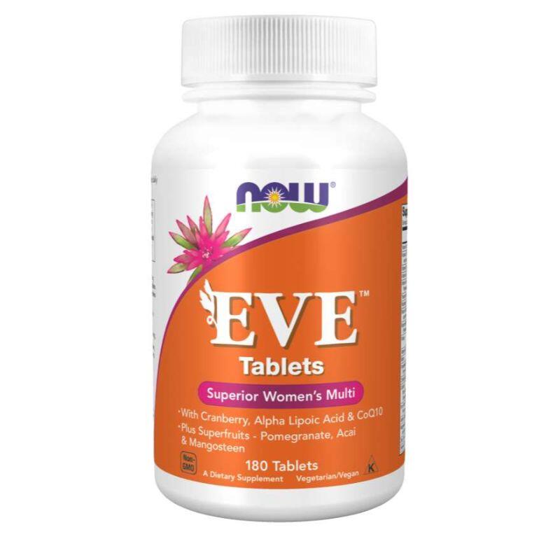 Eve Women's Multiple Vitamin, 180 Tabl - NOW Foods | Bardolino.nl