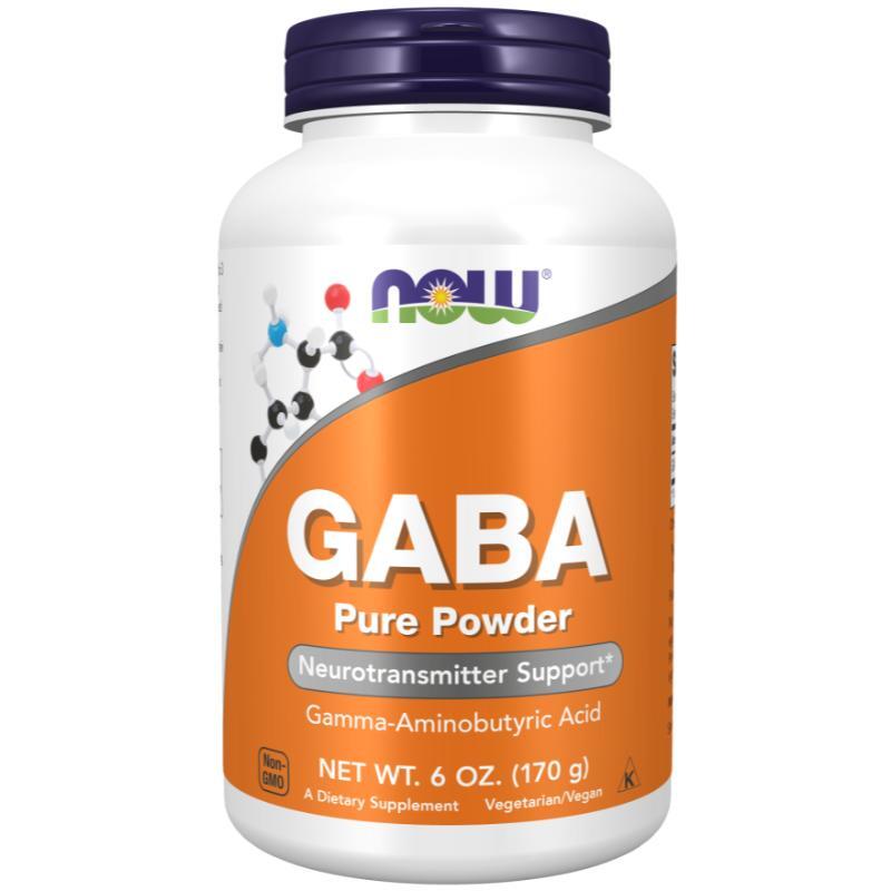 GABA Pure Powder (170gr) - NOW Foods | Bardolino.nl